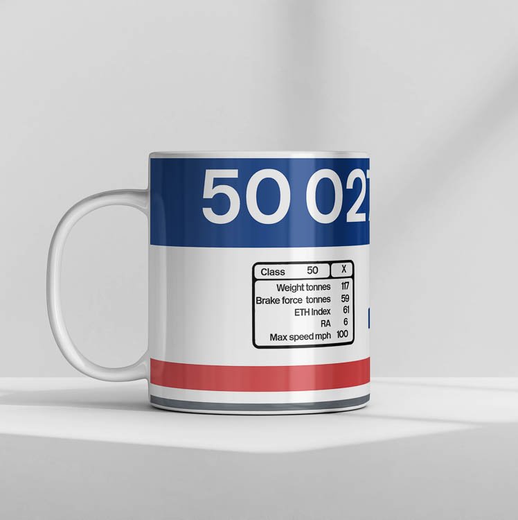 50027 data panel Mug – The Enthusiasts Hub